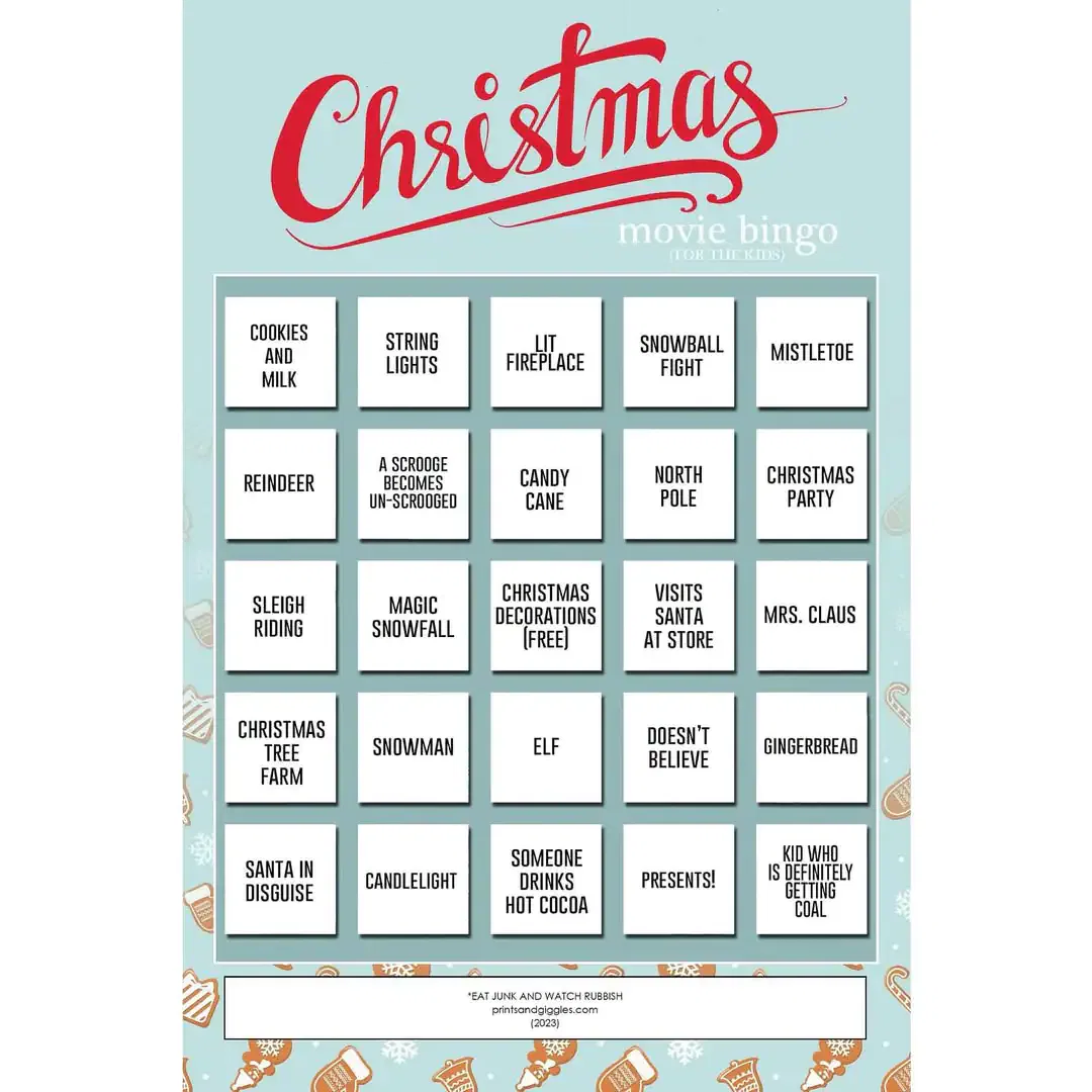50+ Christmas Bingo Ideas That Make Holiday Parties More Fun